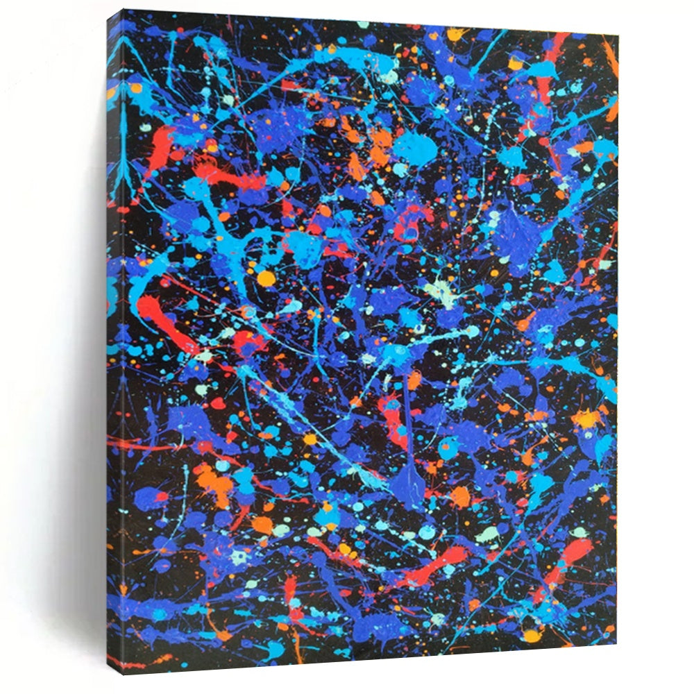 Large - Format Color - Splash Abstract Art for Game Room & Art Studio ...