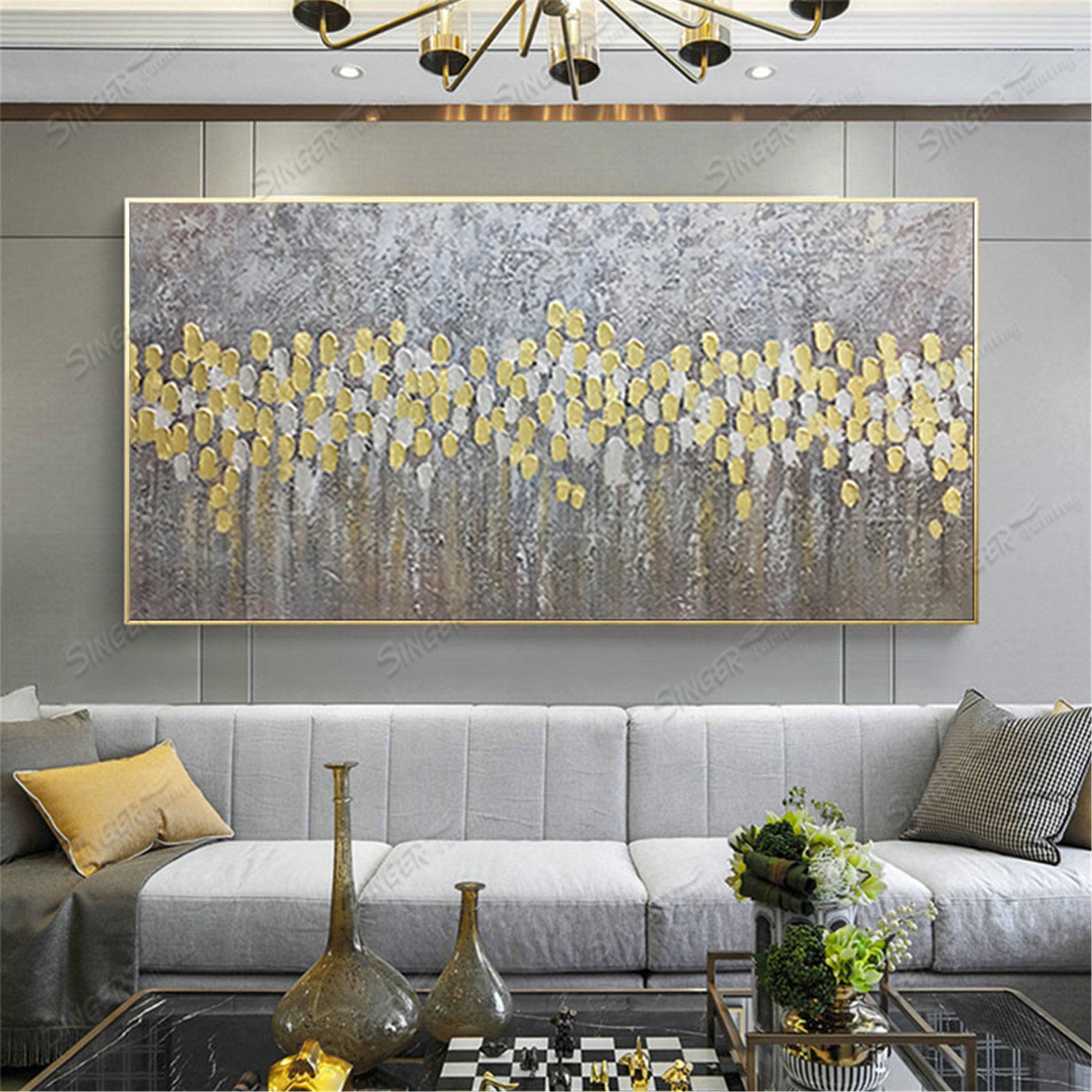 Oversized Wall Paintings Large Living Room Wall Art Gp028 – Extra Large ...